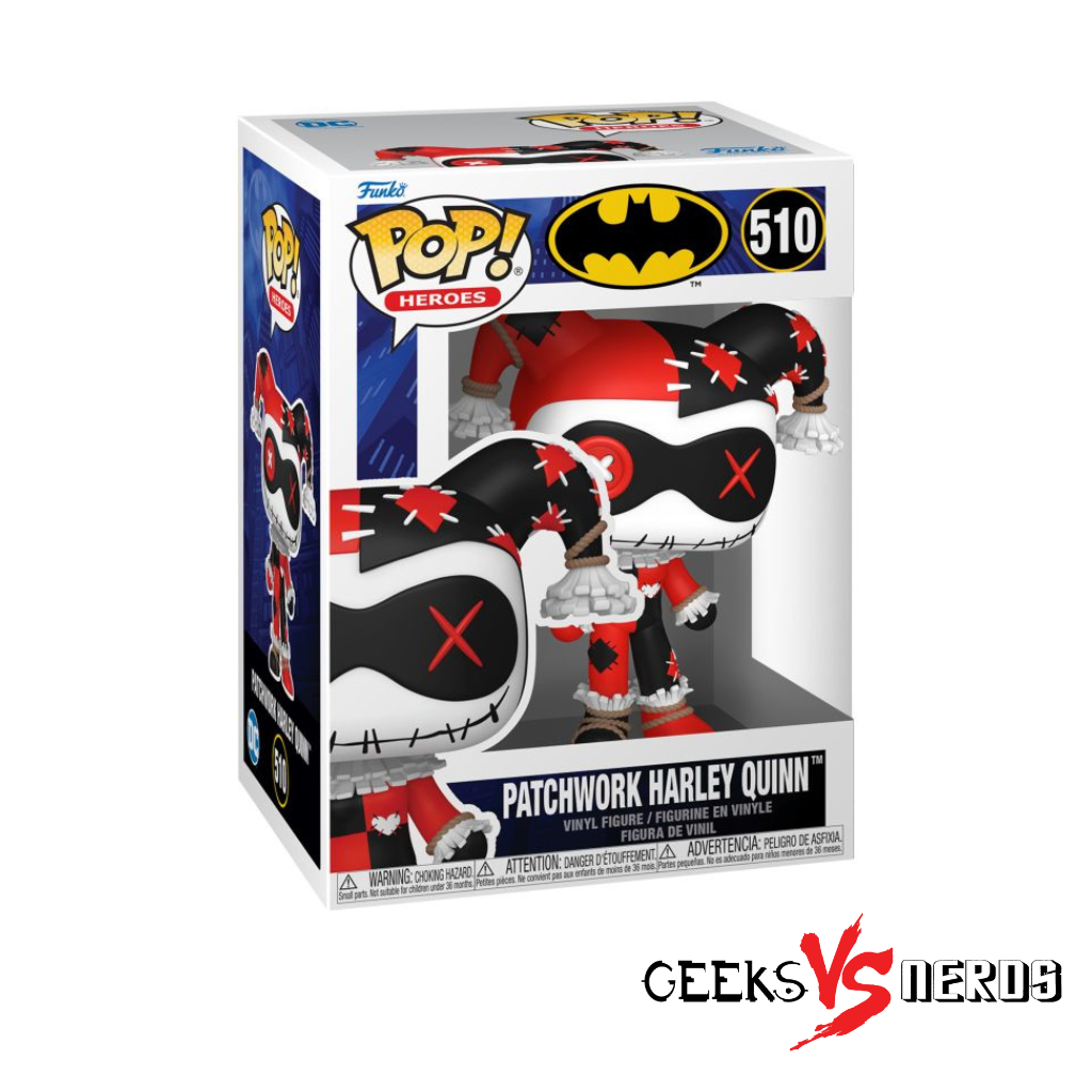 DC Comics – Patchwork Harley Quinn Pop! Vinyl #510 – www.geeksvsnerds ...