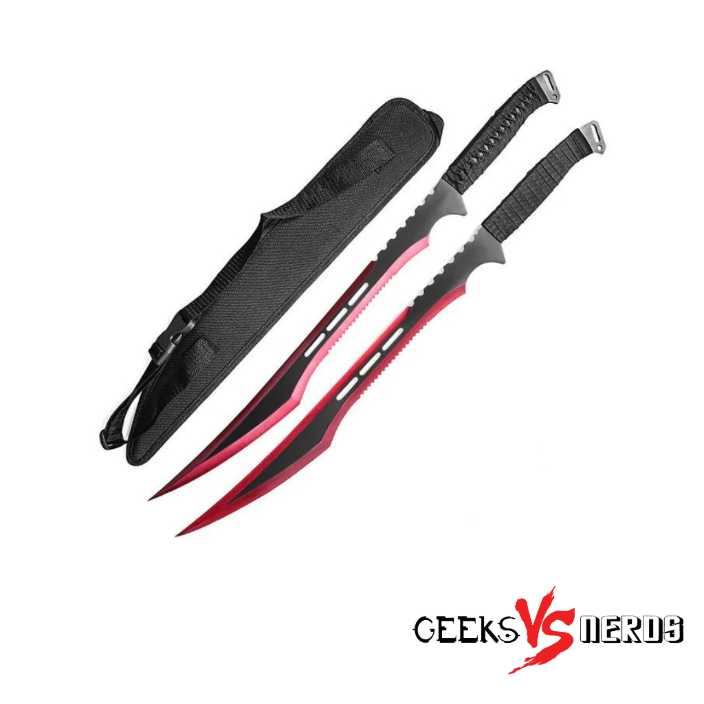 Deathstroke Twin Blades (Red Edition) with Shoulder Harness – www ...