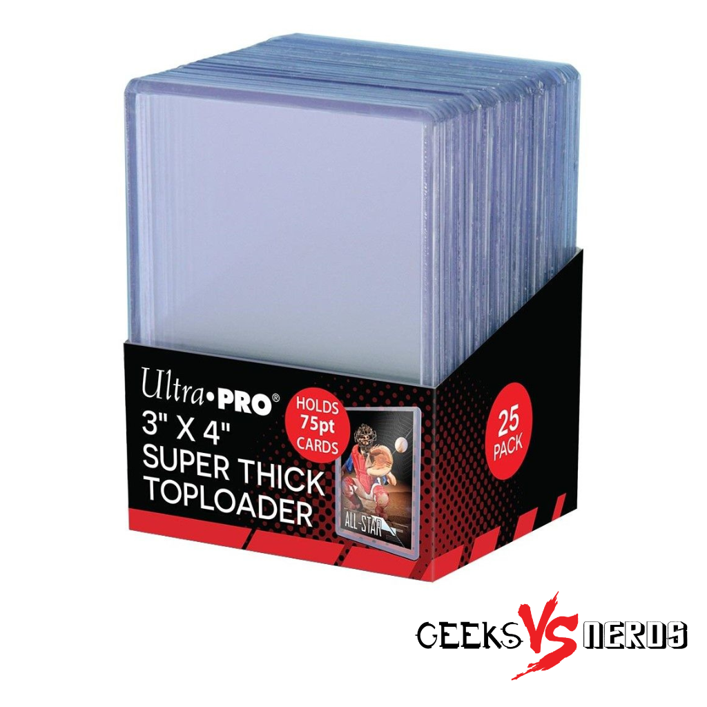 TCG ULTRA PRO – THICK TOPLOADER 75PT (25 PACK) – www.geeksvsnerds.com.au