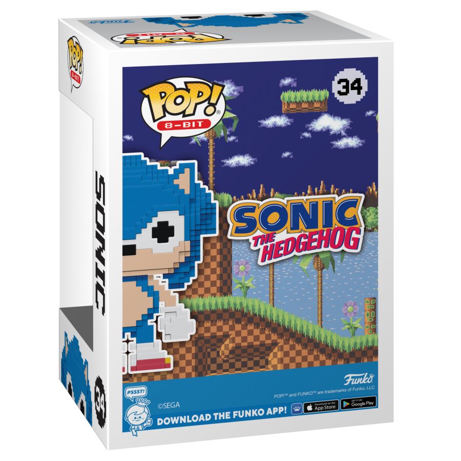 Sonic the Hedgehog – Sonic 8-Bit US Exclusive Pop! Vinyl #34 – www ...