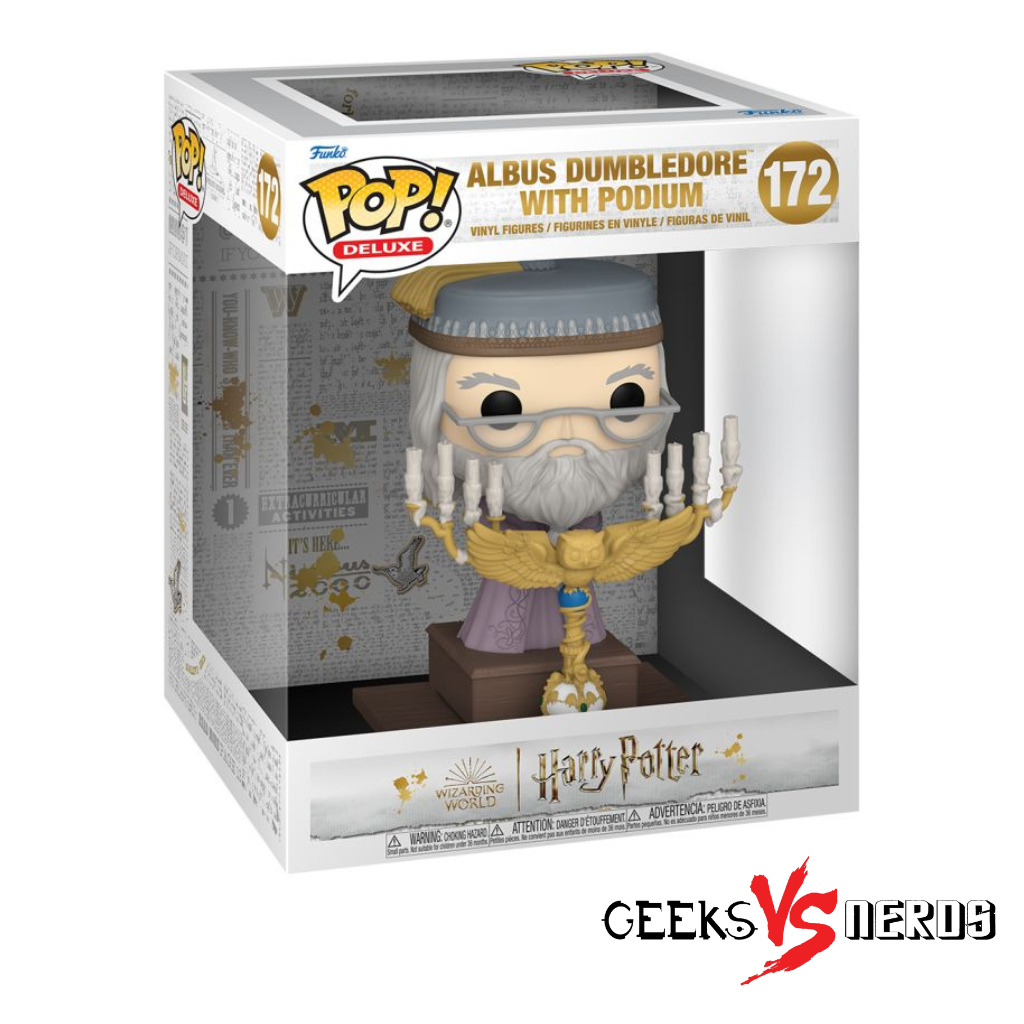 Harry Potter – Dumbledore with Podium Pop! Deluxe #172 – www ...