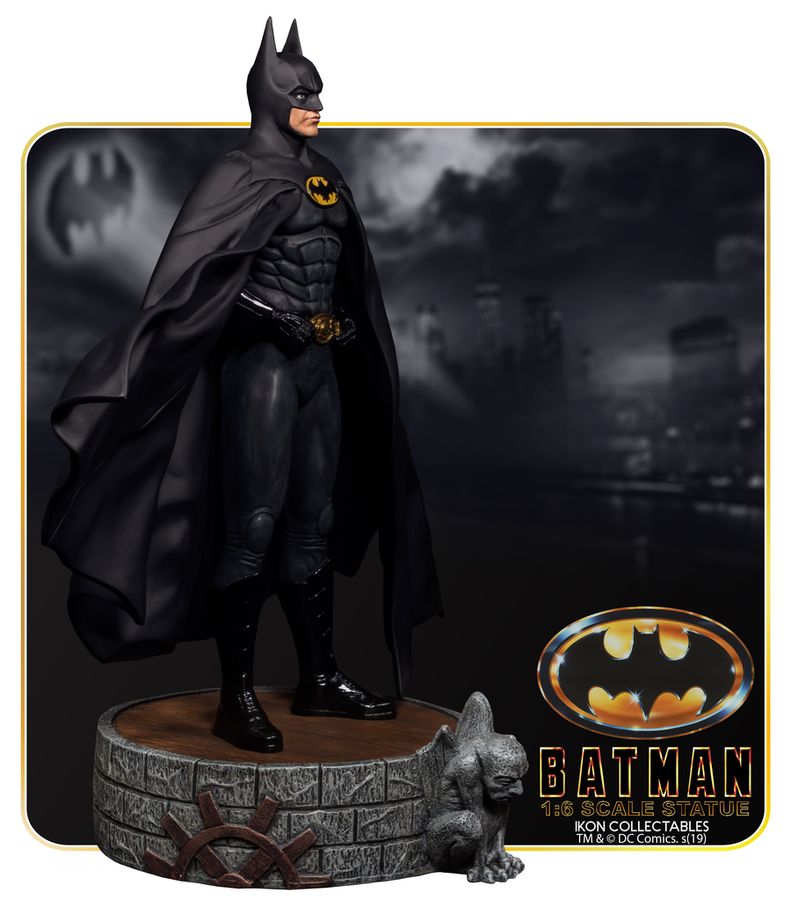 Batman (1989) – Michael Keaton Batman 1:6 Scale Statue – www ...