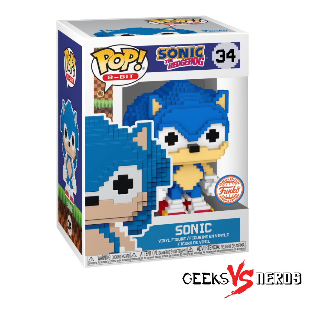 Sonic the Hedgehog – Sonic 8-Bit US Exclusive Pop! Vinyl #34 – www ...