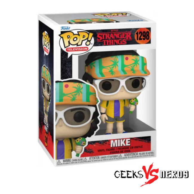 Stranger Things – Mike Pop! Vinyl #1298 – www.geeksvsnerds.com.au