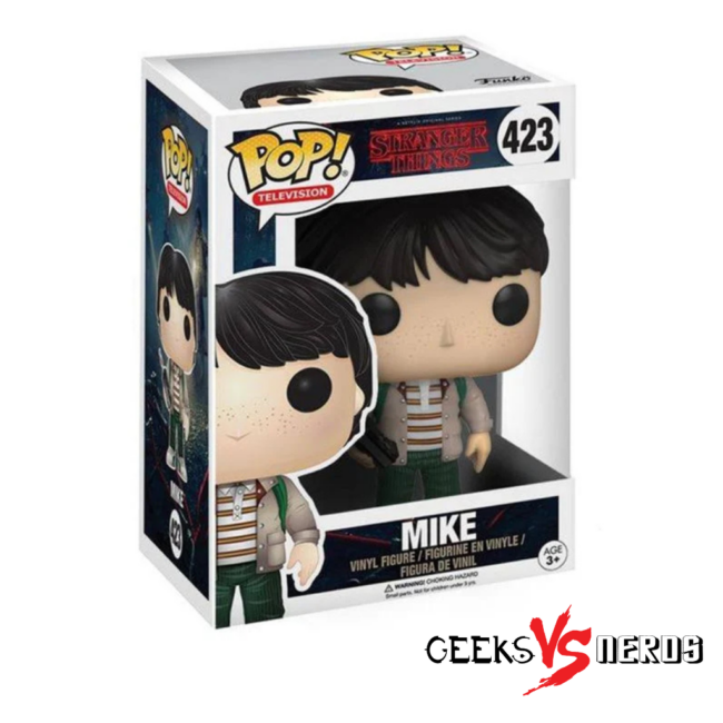 Stranger Things (S1) – Mike Pop! Vinyl #423 – www.geeksvsnerds.com.au