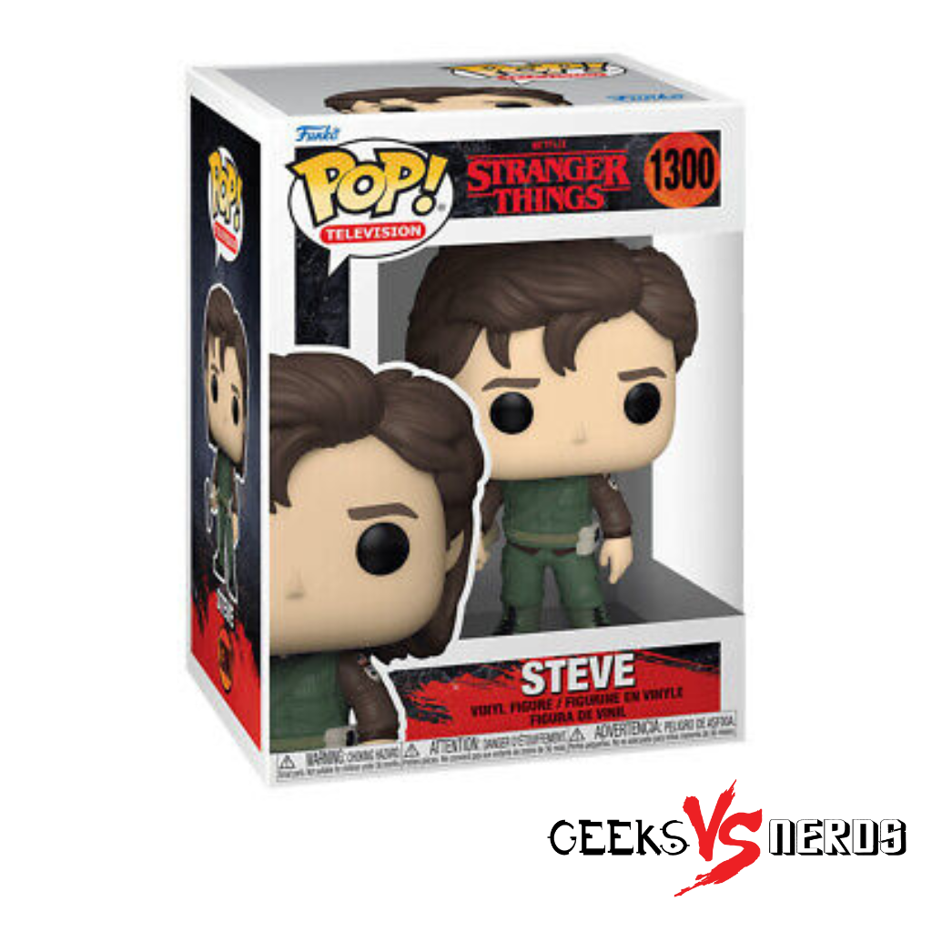 Stranger Things – Steve Pop! Vinyl #1300 – www.geeksvsnerds.com.au