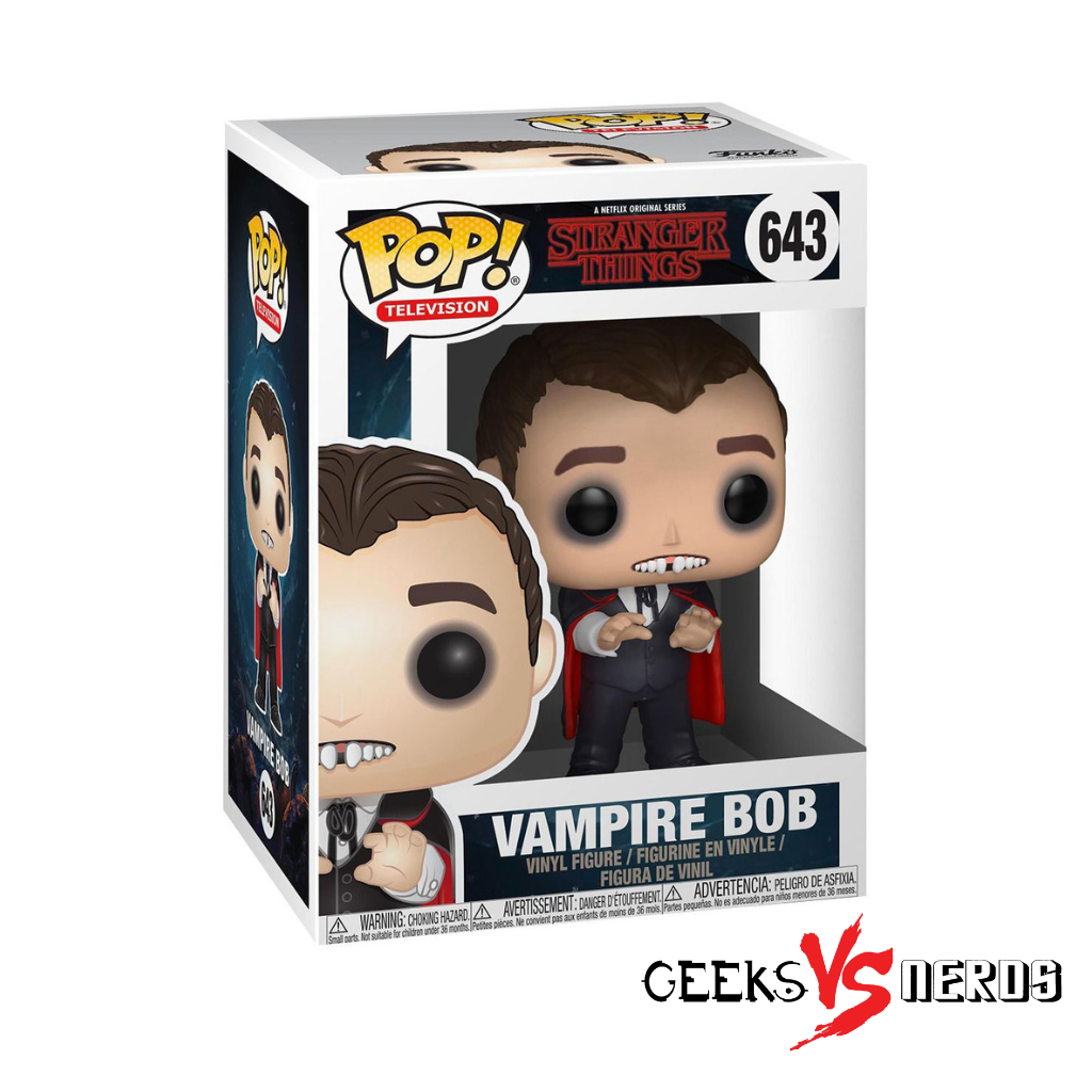Stranger Things – Vampire Bob Pop! Vinyl #643 – www.geeksvsnerds.com.au