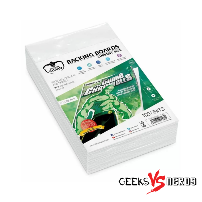 Ultimate Guard: Comic Backing Boards – Current Size – www.geeksvsnerds ...