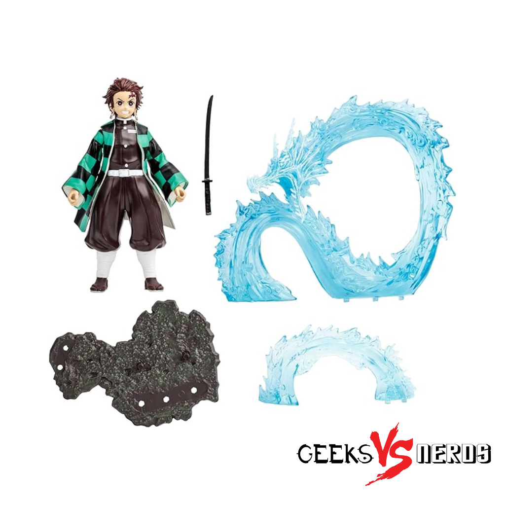 Demon Slayer – Tanjiro With Water Dragon Accessories Figure – www ...