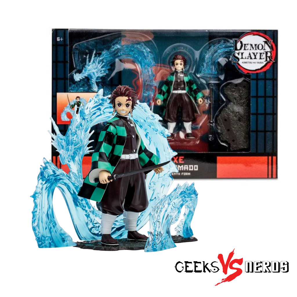 Demon Slayer – Tanjiro With Water Dragon Accessories Figure – www ...