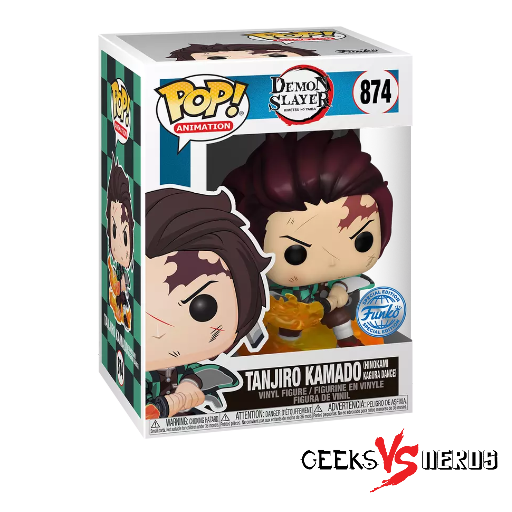 Demon Slayer – Tanjiro Kamado – Hinokami Kagura Dance Pop! Vinyl #874 ...