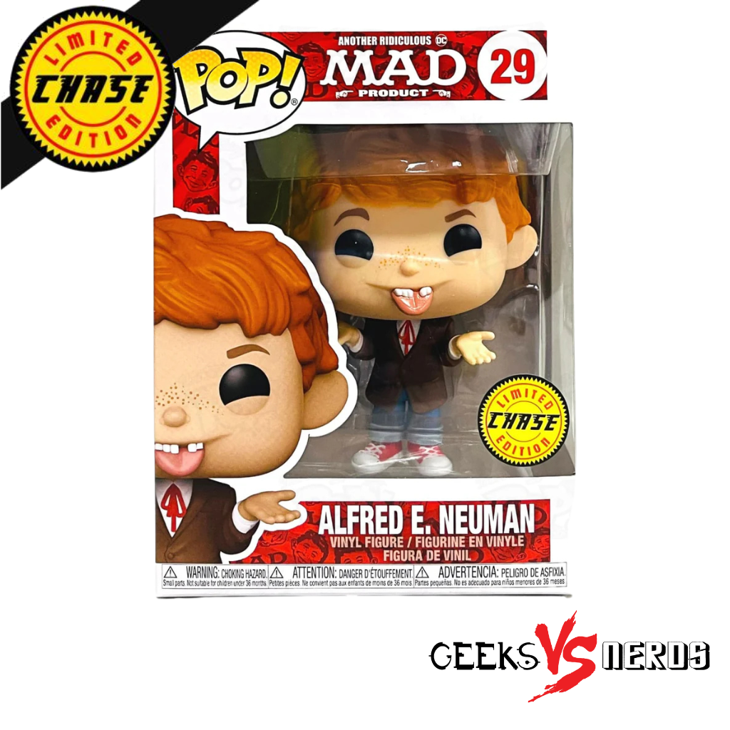 MAD – Alfred E. Neuman Pop! Vinyl #29 (Chase) – www.geeksvsnerds.com.au