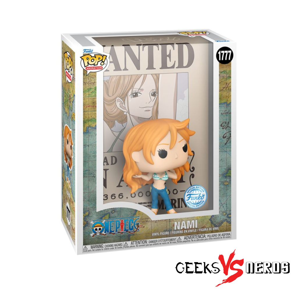 One Piece – Nami Wanted Poster US Exclusive Pop! Cover #1777 – www ...