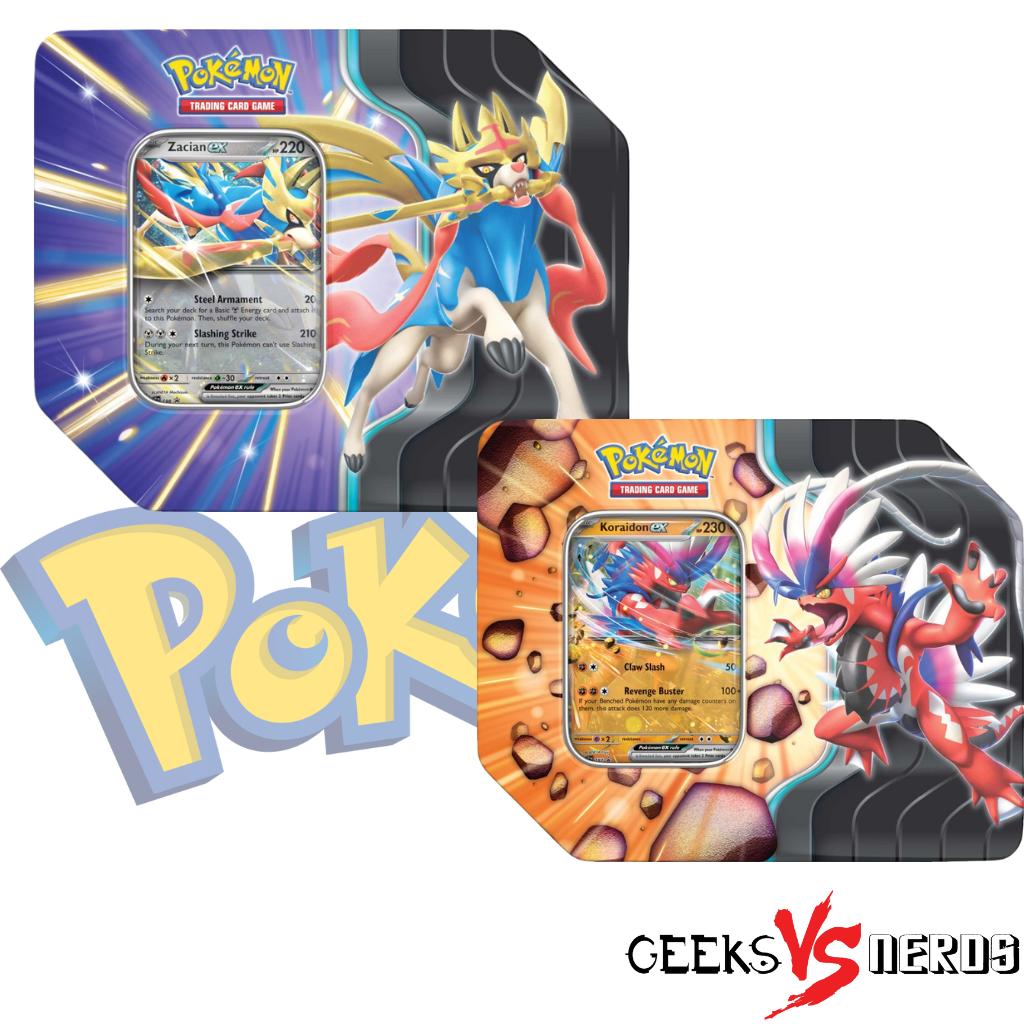 Pokémon TCG: Slashing Legends Tin – www.geeksvsnerds.com.au