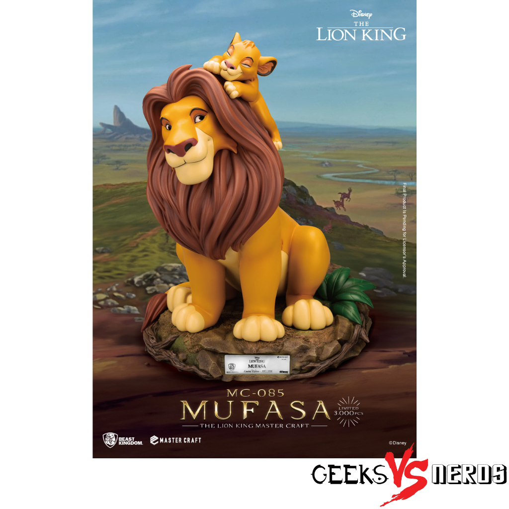The Lion King – Mufasa Master Craft Statue – www.geeksvsnerds.com.au