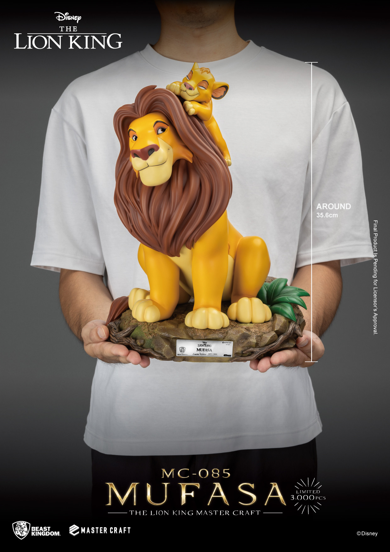 The Lion King – Mufasa Master Craft Statue – www.geeksvsnerds.com.au