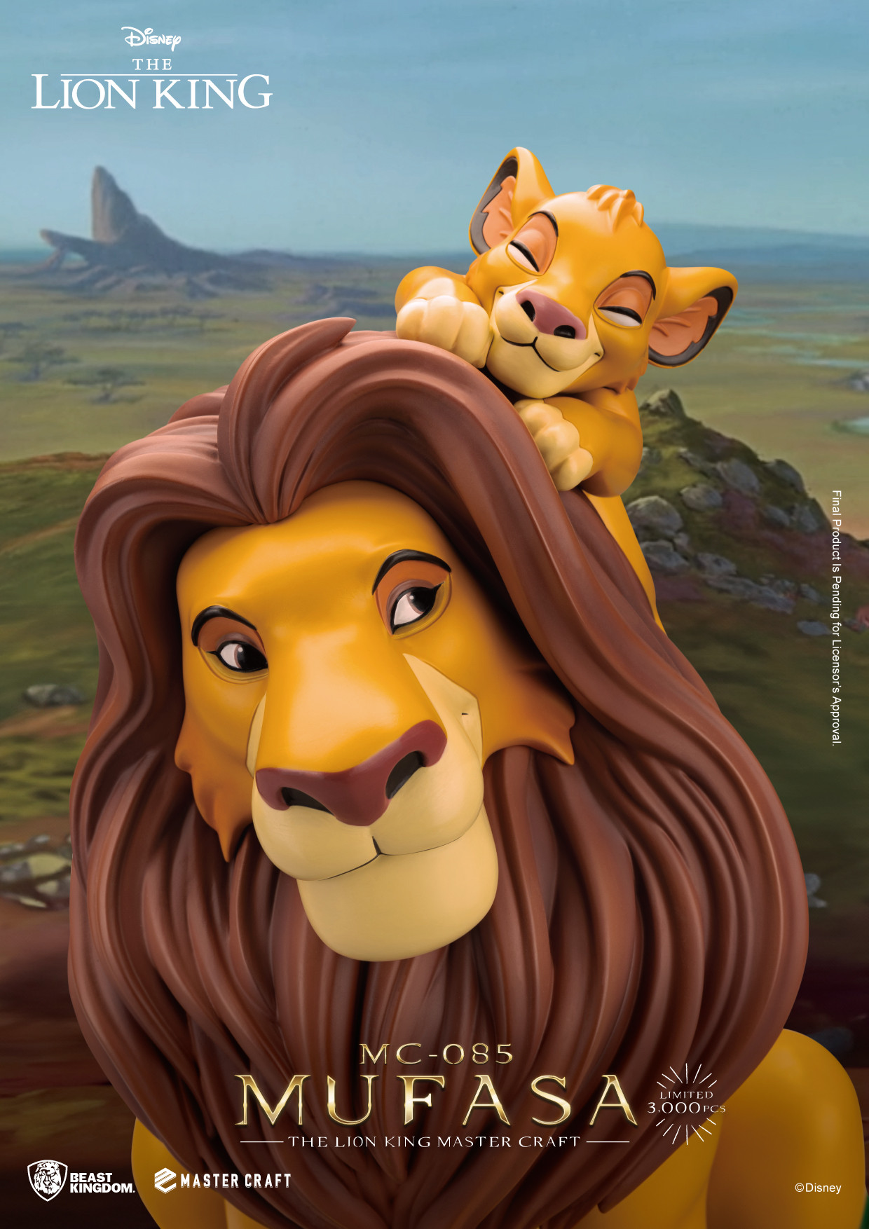 The Lion King – Mufasa Master Craft Statue – www.geeksvsnerds.com.au