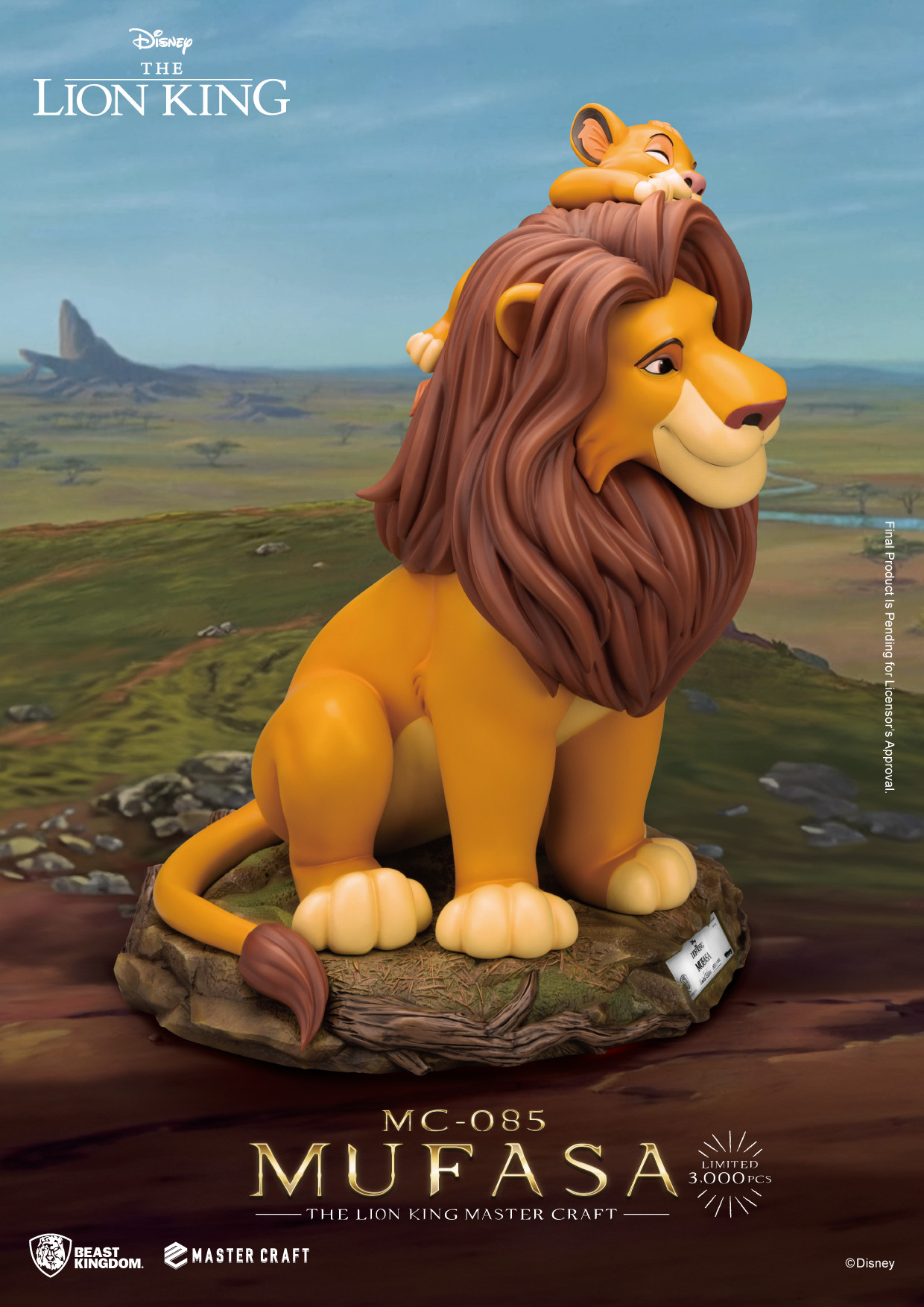 The Lion King – Mufasa Master Craft Statue – www.geeksvsnerds.com.au