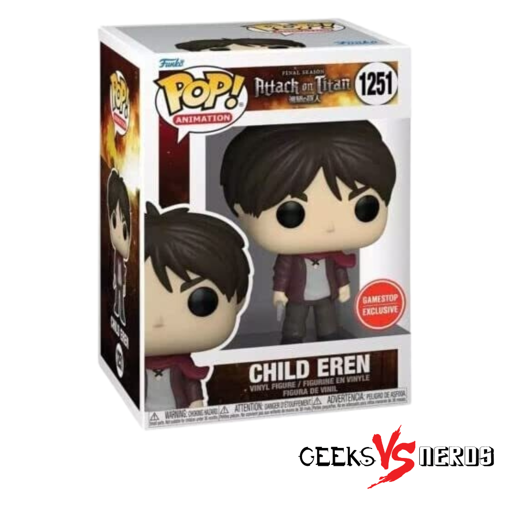 Attack on Titan: Child Eren Pop! Vinyl #1251 – www.geeksvsnerds.com.au