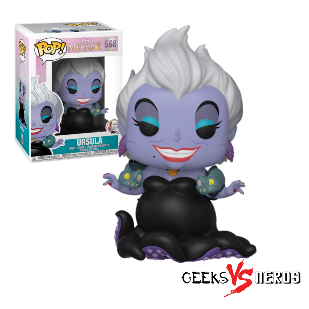 Disney: The Little Mermaid (1989) – Ursula with Eels Pop! Vinyl #568 ...