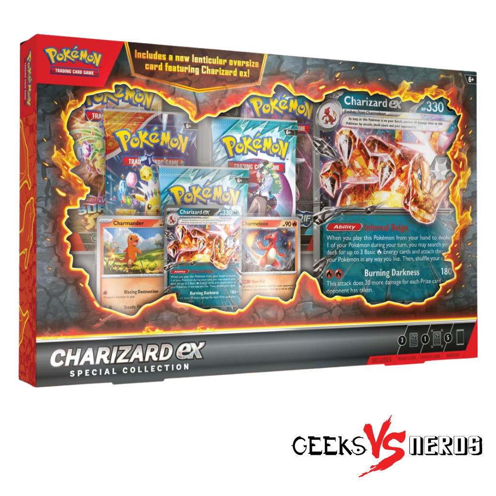 POKÉMON TCG: Charizard ex Special Collection – www.geeksvsnerds.com.au