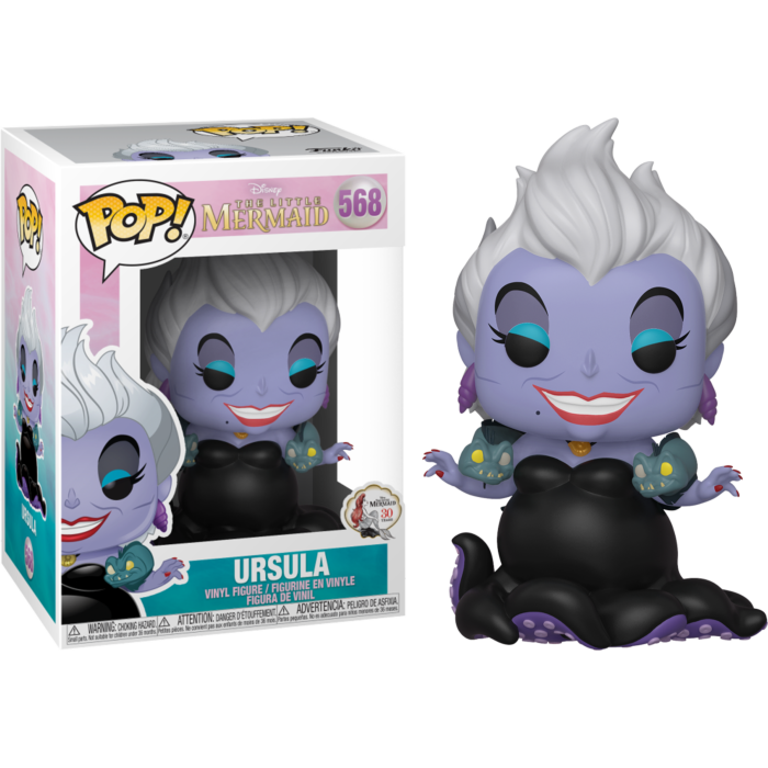 Disney: The Little Mermaid (1989) – Ursula with Eels Pop! Vinyl #568 ...