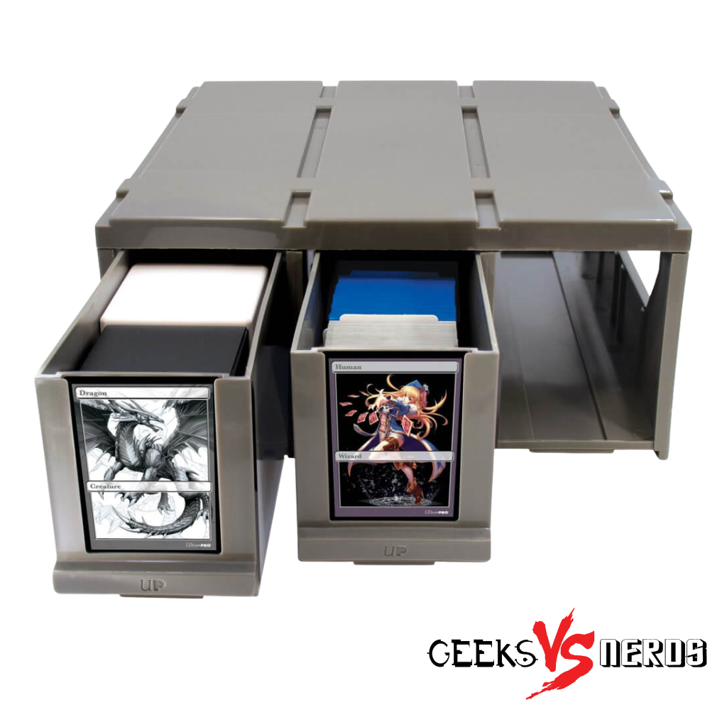 Ultra PRO 3-Drawer Card Storage Organizer – Premium Trading Card Box ...