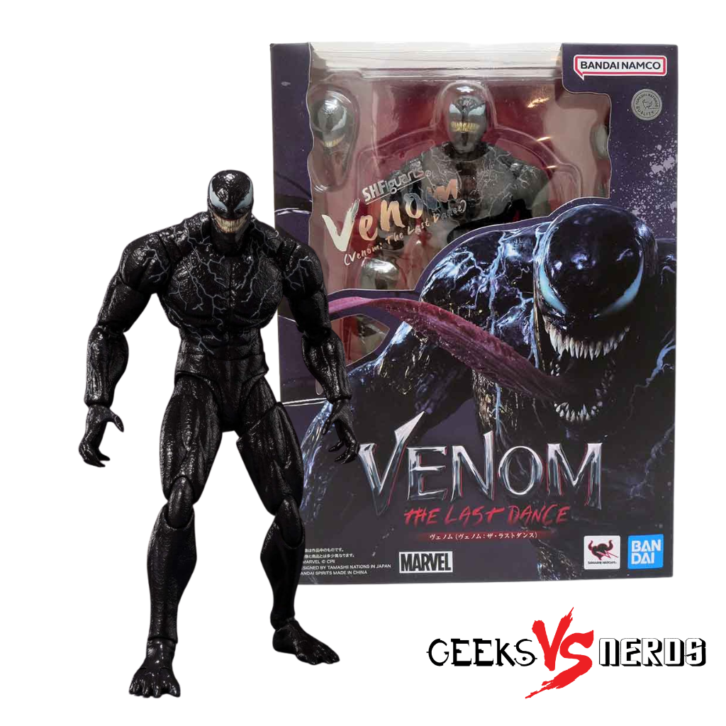 VENOM: THE LAST DANCE – S.H.FIGUARTS – VENOM FIGURE – www.geeksvsnerds ...