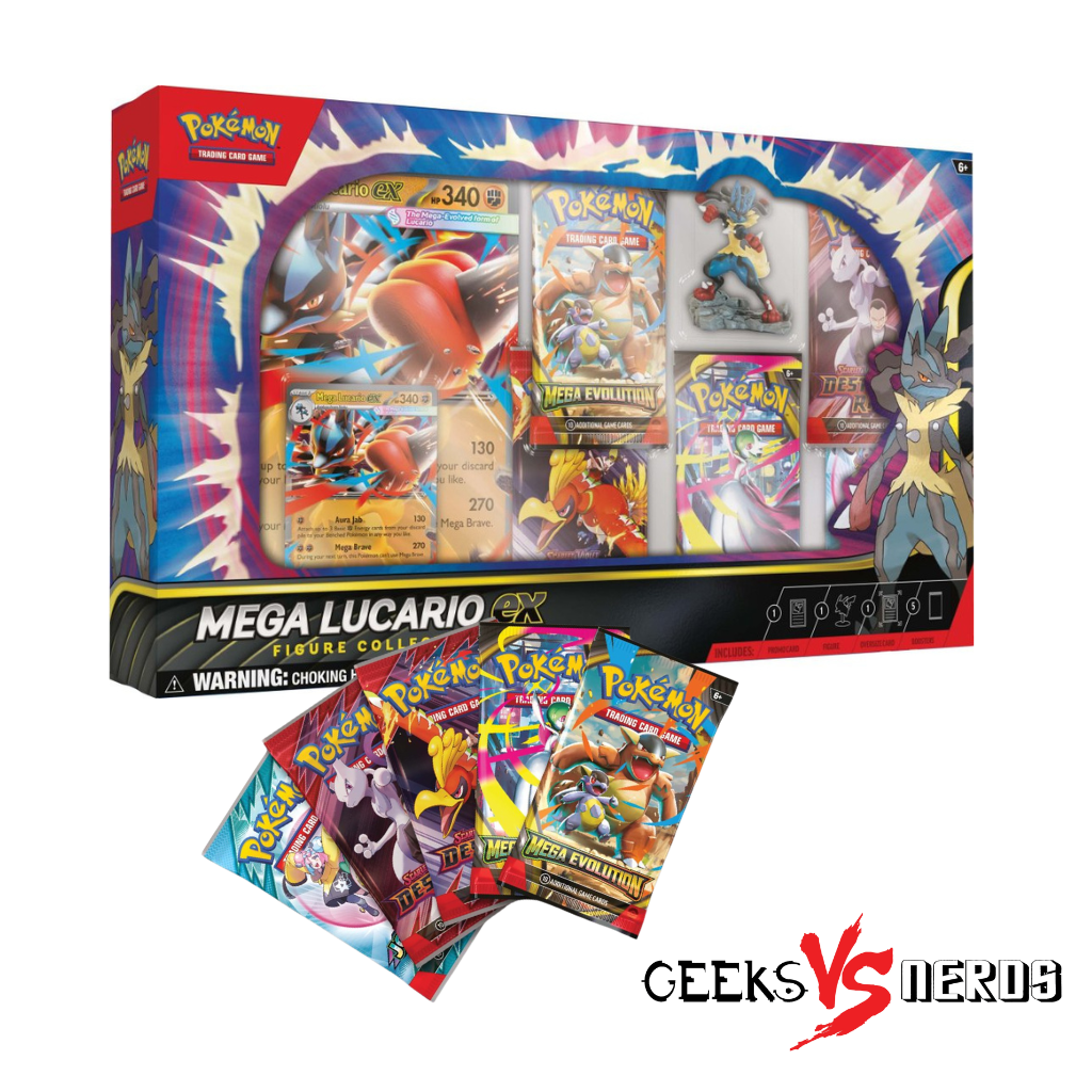Pokémon TCG Mega Lucario ex Figure Box – www.geeksvsnerds.com.au