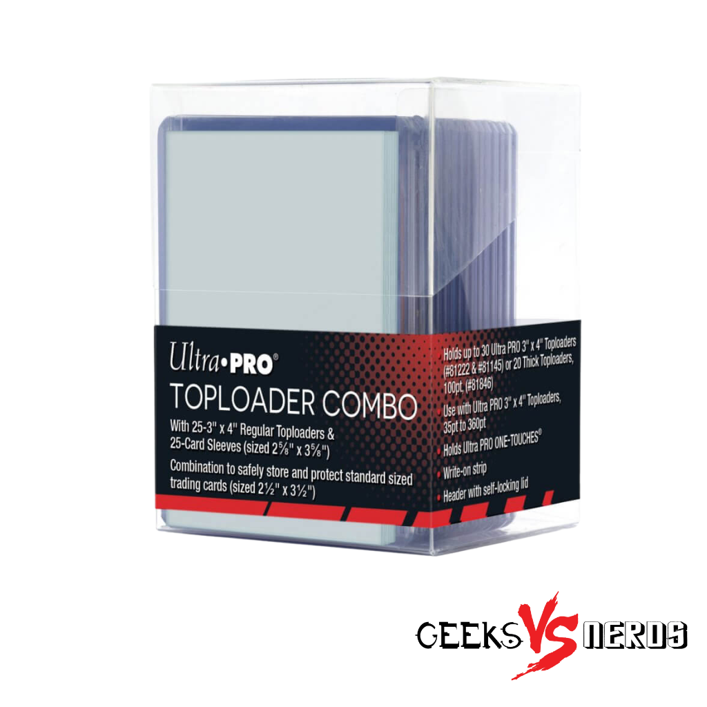ULTRA PRO TOPLOADER- Combo Set (25 x Toploaders/25 x Sleeves) – www ...