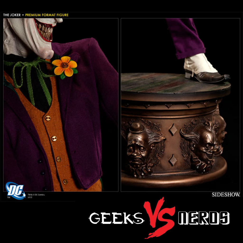 The Joker Premium Format Figure 1/4 Scale Statue – www.geeksvsnerds.com.au