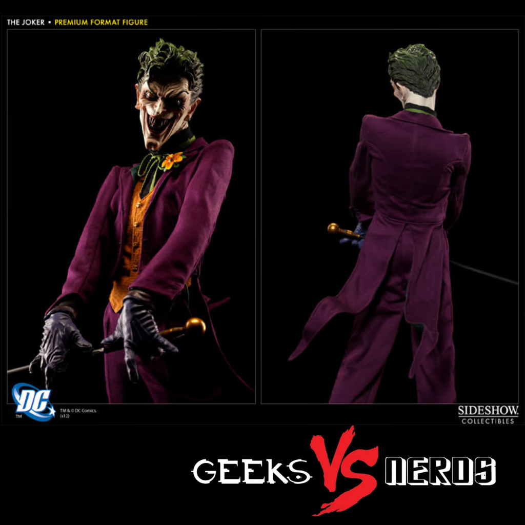 The Joker Premium Format Figure 1/4 Scale Statue – www.geeksvsnerds.com.au