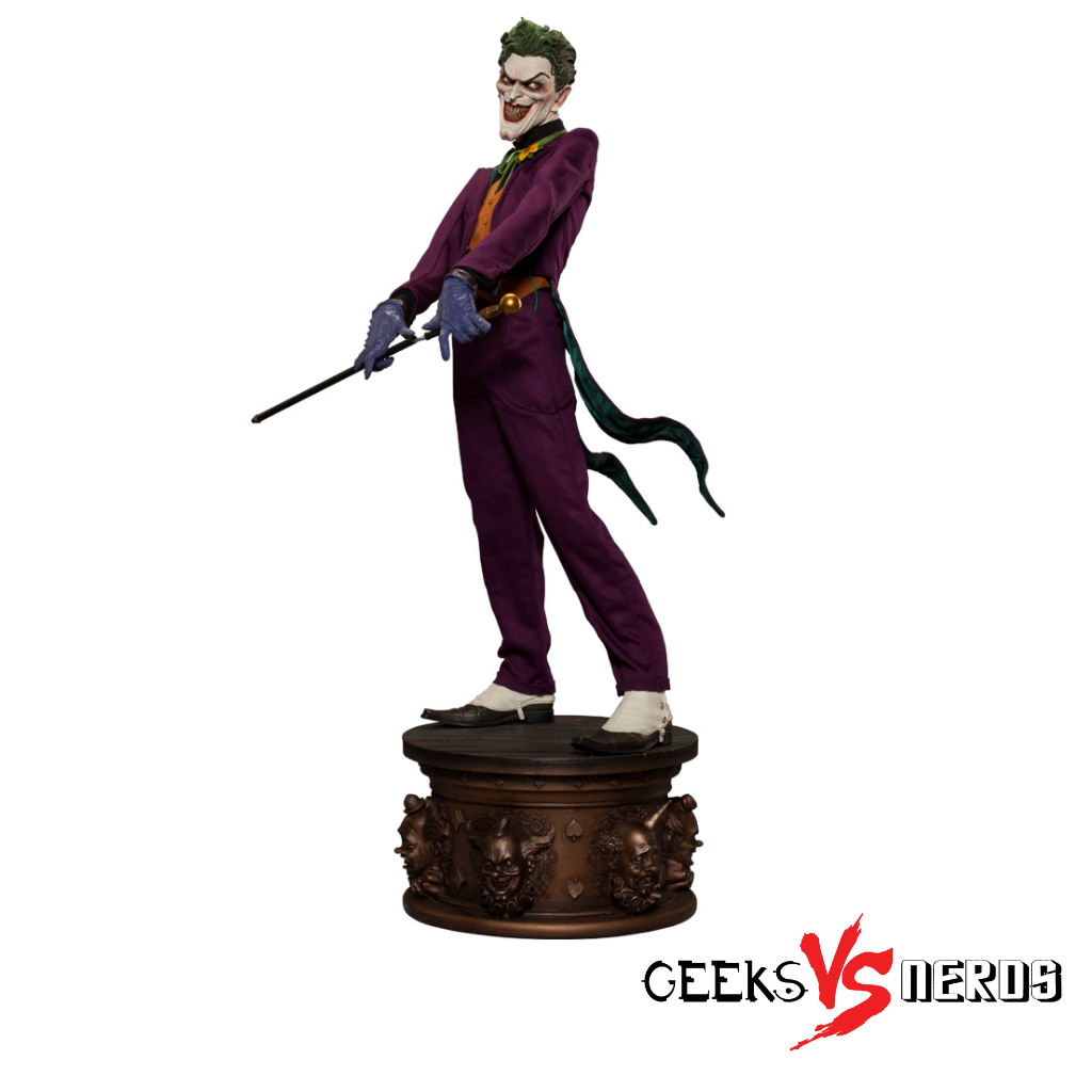The Joker Premium Format Figure 1/4 Scale Statue – www.geeksvsnerds.com.au